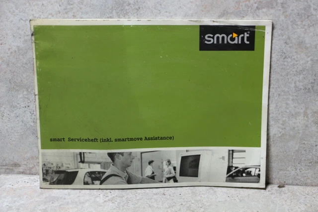 ORIGINAL SMART FORTWO 450 livret de service assistance Smartmove 0005466V008 DE EUR 20,00 ...