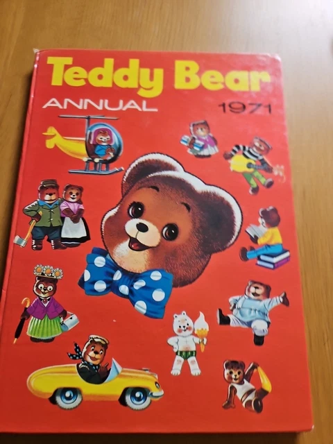 VINTAGE TEDDY BEAR ANNUAL 1971 Children's Book Nurse Susan, Silly Billy ...