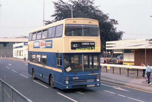ORIGINAL BUS PHOTOGRAPHIC negative West Midlands PTE Metrobus ROX618Y ...