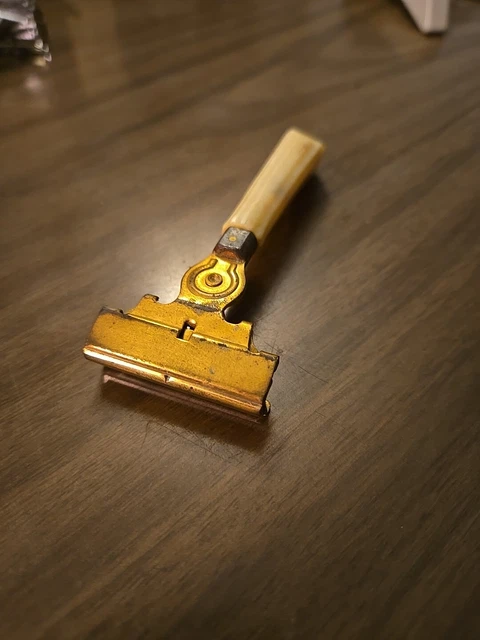 VINTAGE SCHICK Injector TYPE G Single Edge Safety Razor Nice & Clean ...