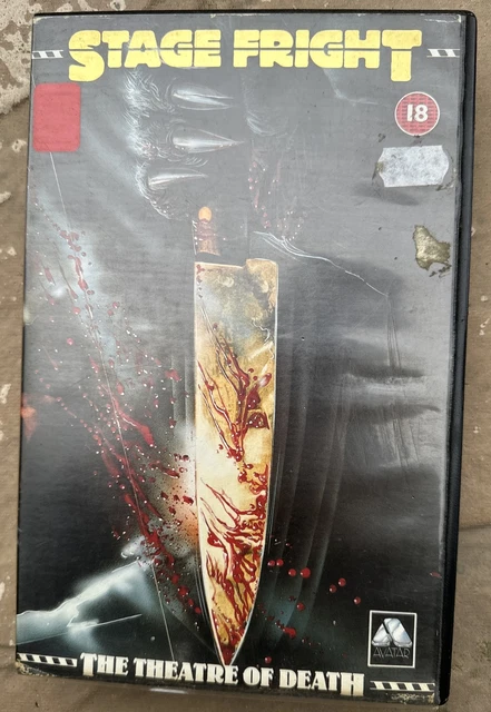 STAGE FRIGHT VHS Horror Big Box Ex Rental Video 1987 £6.99 - PicClick UK