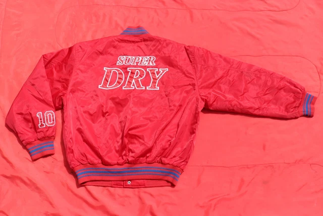 ASAHI SUPER DRY bomber jacket JDM bomber Kirin Boss Suntory rare ...