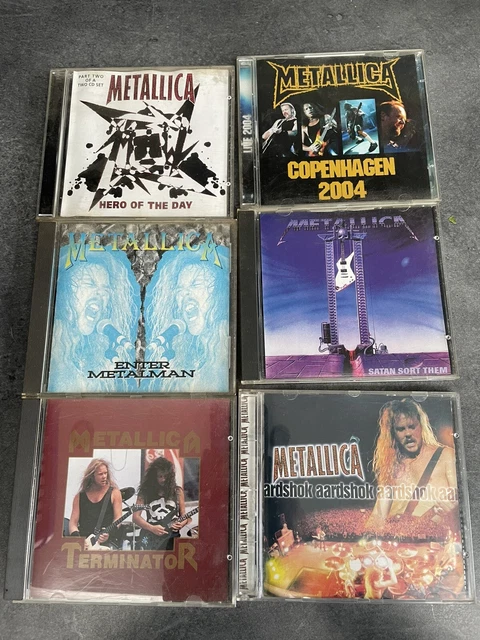 METALLICA LOT 6 Cd Rares Live Bootleg EUR 70,00 - PicClick FR