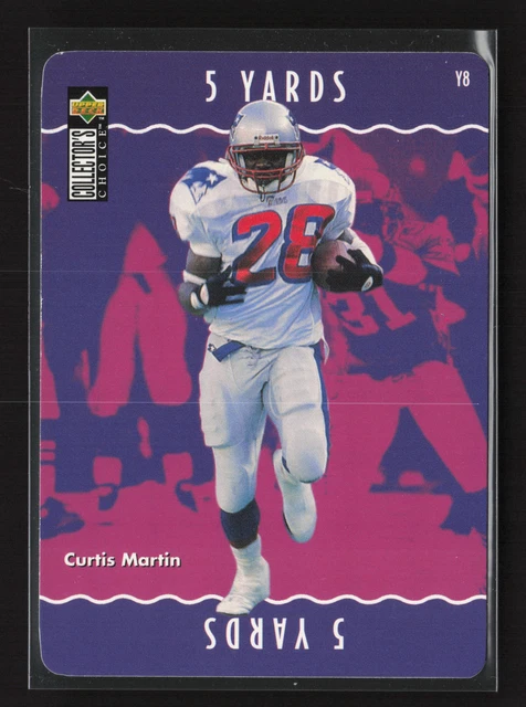 1996 COLLECTOR'S CHOICE Update You Make The Play #Y8 Curtis Martin ...