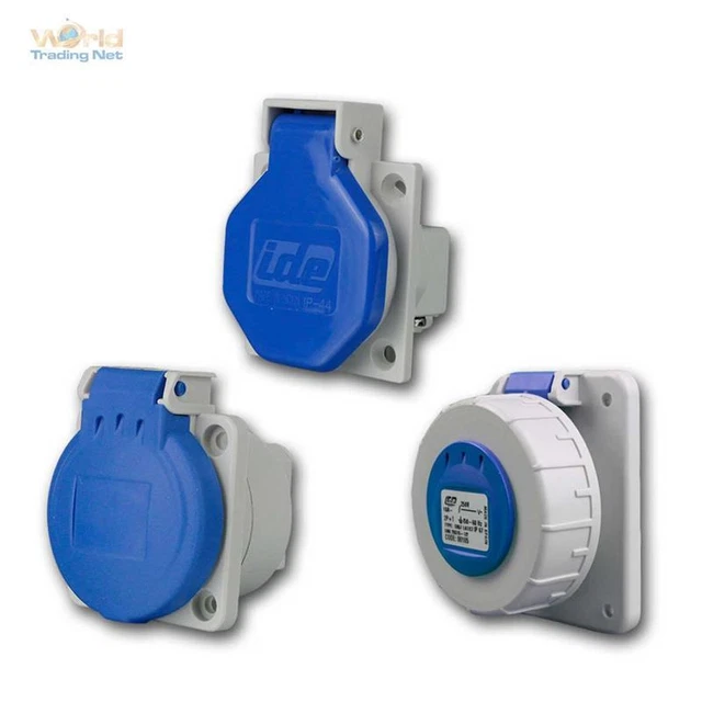 RECESSED SOCKET EARTHING socket Schuko mounting socket 16A PCE IP67 £6. ...