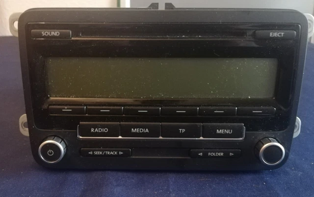 ORIGINAL VW AUTORADIO RCD 310 mit CD Player "Delphi P/N 28285102" EUR ...