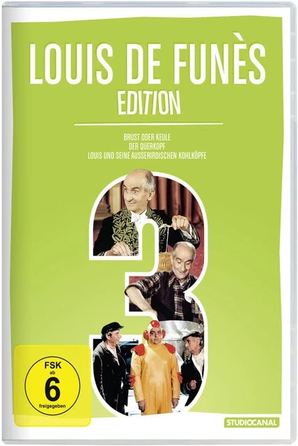LOUIS DE FUNÈS Edition 3: Enthält: Der Querkopf; Brust oder Keule; Louis u (DVD) EUR 26,57 ...