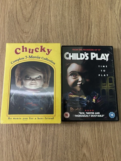 CHUCKY: THE COMPLETE 1-7 Movie Collection Box Set | Child's Play | New ...