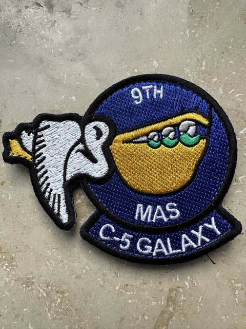 PATCH USAF US Air Force 9th Airlift Squadron Proud Pelicans C-5 Super Galaxy MAS EUR 10,00 ...