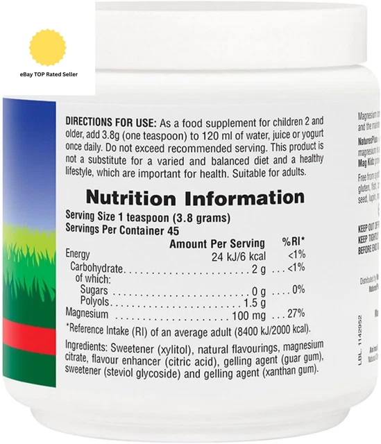 ANIMAL PARADE MAG Kidz Powder - Magnesium Supplement for Kids - Com £17 ...