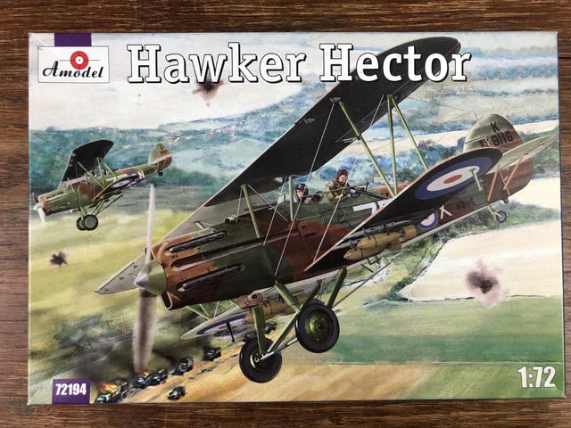 MAQUETTE MODEL KIT AVION AIRPLANE AMODEL 1/72 Hawker Hector 72194 EUR ...