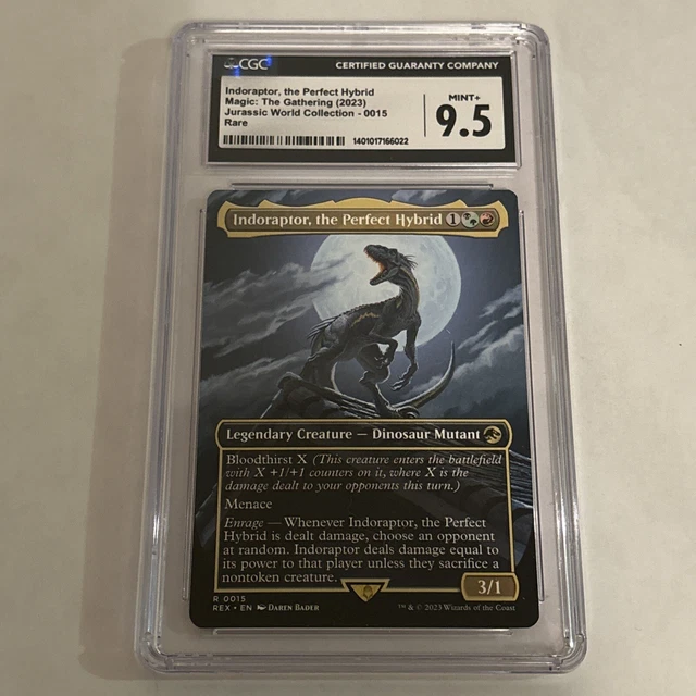 MAGIC THE GATHERING MTG Indoraptor, l'hybride parfait classé CGC 9,5 ...