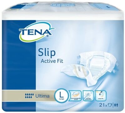 TENA SLIP ACTIVE Fit Ultima-Large-Nappy with Sheet £30.41 - PicClick UK