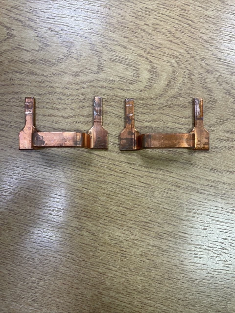 2 WAY CONSUMER Unit Copper Bus Bar Way Pole £3.99 - PicClick UK