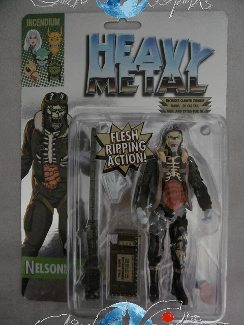 NELSON B17 GUNNER Screaming Metal Heavy Metal Fire Action Figure Ltd £ ...