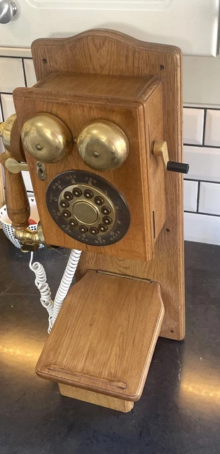 VINTAGE, TELECONCEPT, OLD Fashioned Style, Push Button, Wall Phone ...
