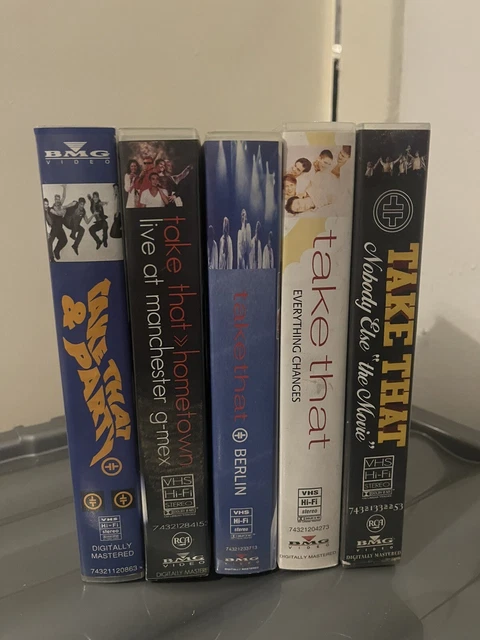5 X TAKE That VHS Video Cassettes - Pop Music - Boy Band - Retro ...