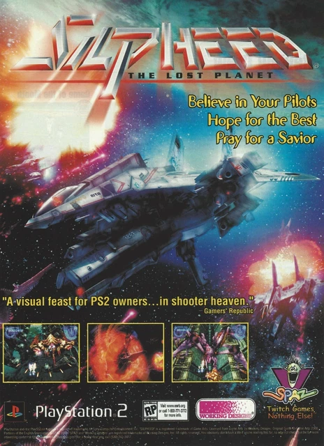 SILPHEED: THE LOST Planet Print Ad/Poster Art Playstation 2 PS2 (B) £14 ...