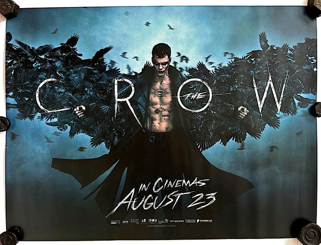 THE CROW UK Quad Movie Cinema Poster 30x40" Original + Genuine! £10.00 ...