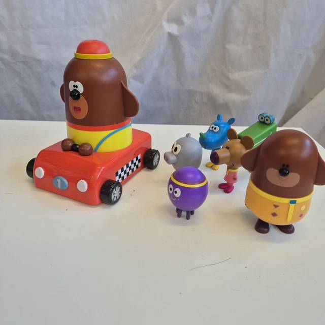 HEY DUGGEE CBEEBIES Toy Bundle Race Car And Figures £19.99 - PicClick UK