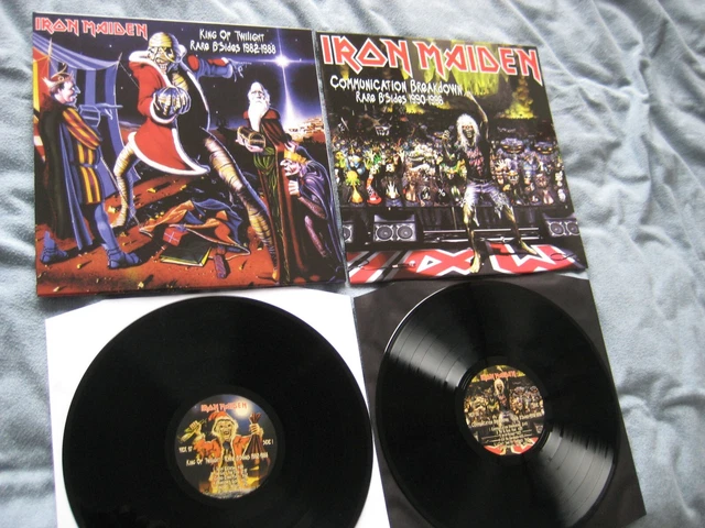 IRON MAIDEN - 2LP VINYL SET - RARE B-SIDES - 1982-1988 - 1990-1996 RARE ...