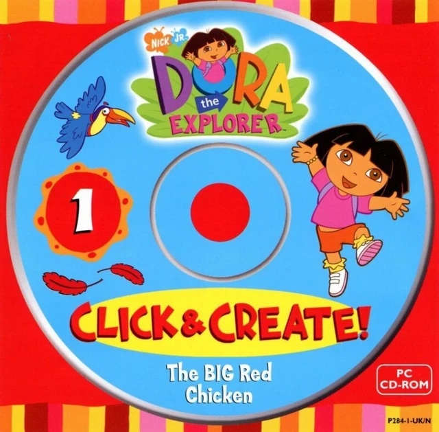 DORA THE EXPLORER Click & Create - The Big Red Chicken 1 PC CD-ROM £9. ...