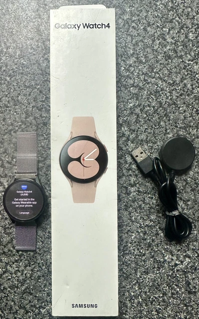 SAMSUNG GALAXY WATCH 4 40 mm (SM-R860) GPS nero con cinturino in ...