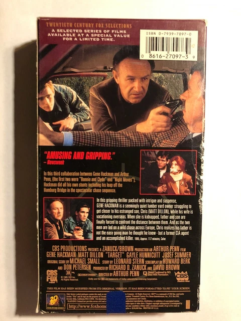 TARGET GENE HACKMAN, Matt Dillon Vhs Twentieth Century Fox £3.55 ...
