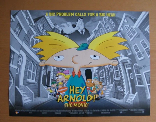 HEY ARNOLD THE Movie Original Cinema POSTER A3 Film Nickelodeon RARE ...