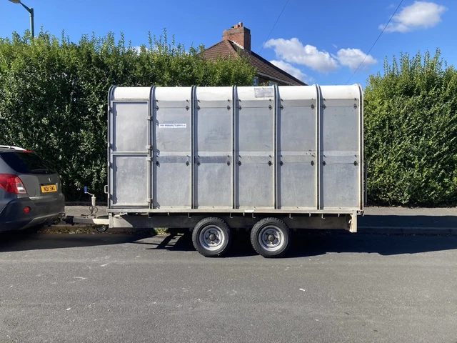 IFOR WILLIAMS DP120 6 12ft Livestock Trailer with Demountable Body £ ...