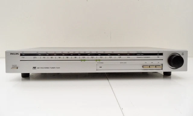 RECEPTEUR RADIO TUNER Hifi Stereo Vintage "Philips F2121" Am/Fm Audio ...