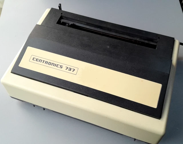 VINTAGE, ORIGINAL CENTRONICS 737 Dot-matrix Printer from 1980s £9.00 - PicClick UK