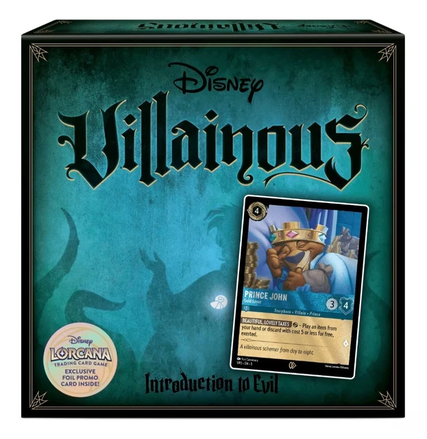 Disney Villainous Introduction To Evil Prince John Lorcana Promo Card D23 8446 Picclick Ca