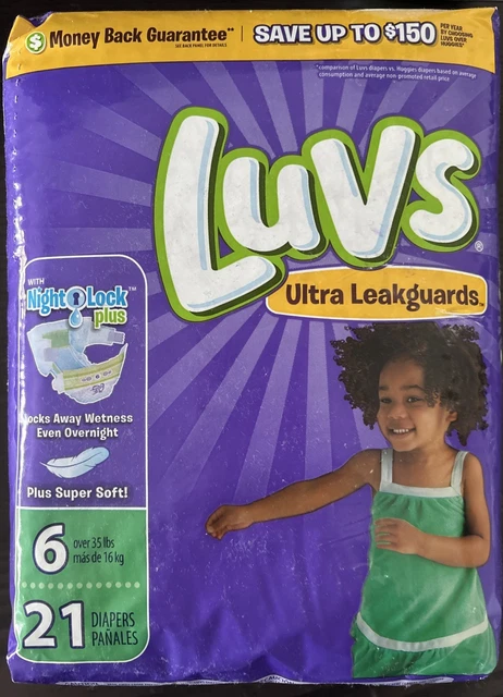 VINTAGE LUVS DIAPERS size 6 21 Count/ No Pampers EUR 225,00 - PicClick DE