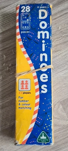 VINTAGE ELC Early Learning Centre Blue Dominoes From 4 Years Plastic ...