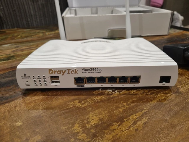 DRAYTEK VIGOR 2865AC VDSL2/FTTP router VPN WiFi dual band EUR 204,31 ...