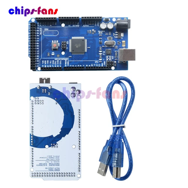 MEGA 2560 R3 Module ATMEGA16U2 ATMEGA2560-16AU Module With USB Cable ...
