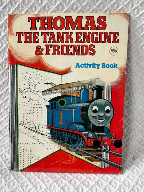 RARE THOMAS THE Tank Engine Book - Colouring And Cut Out - Rare 80s £7. ...