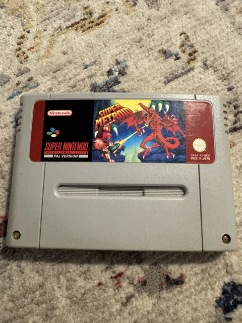 GENUINE SUPER METROID Super Nintendo SNES - Cart Only PAL - Tested! £47 ...