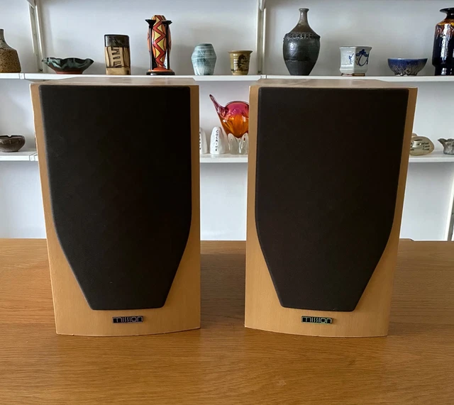 MISSION M72 BOOKSHELF Speakers Classic Beech Hi-Fi British Speakers ...
