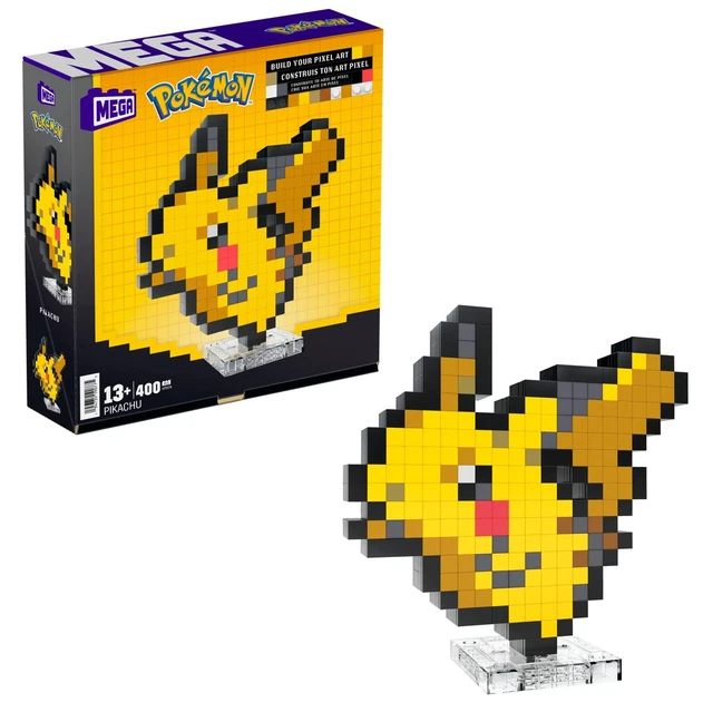MEGA POKÉMON PIXEL Art Pikachu 400 Bloques de construcción, Estilo ...