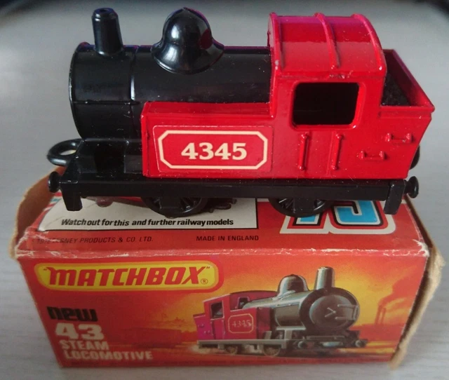 MATCHBOX SUPERFAST NO. 43 Steam Locomotive Train + Original Box £4.99 ...