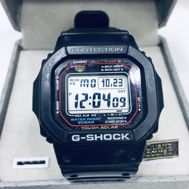 NERO CASIO G-SHOCK GW-M5610 modulo 3159 luce posteriore solare ...