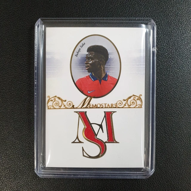 2023-24 FUTERA UNIQUE MST22 Bukayo Saka Memostars Relic 14/16 1G EUR 17 ...