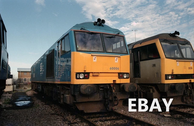 ORIGINAL 35MM COLOUR Railway Neg of Class 60 60006 at Hither Green £1. ...