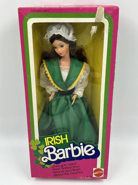 VINTAGE IRISH BARBIE Doll Dolls of the World Collection 1983 Mattel ...