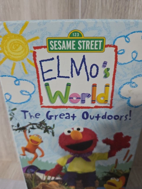 SESAME STREET ELMOS World-Great Outdoors (VHS) $9.57 - PicClick CA