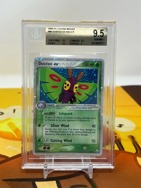 POKEMON TCG 2006 Beckett classé légende maker dustox ex BGS 9,5 EUR 220 ...