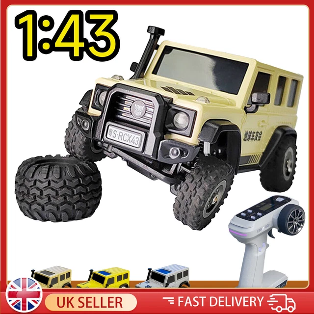 LDARC X43 CRAWLER RC car 1/43 4WD mini climbing vehicle Toy desktop off ...