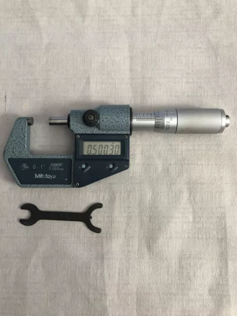 MITUTOYO DIGIMATIC DIGITAL Micrometer 0-1 No.293-369 £64.84 - PicClick UK MITUTOYO DIGIMATIC DIGITAL Micrometer 0-1 No.293-369 £64.84 - PicClick UK